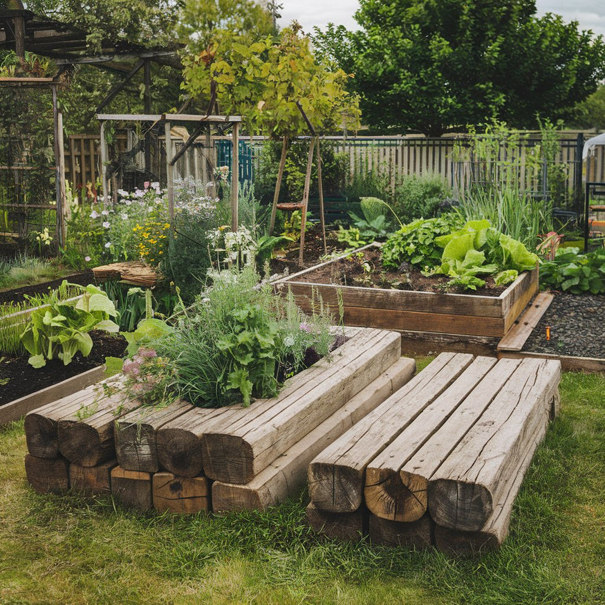 Creative Ideas for Using Railway Sleepers in the Garden Design ...