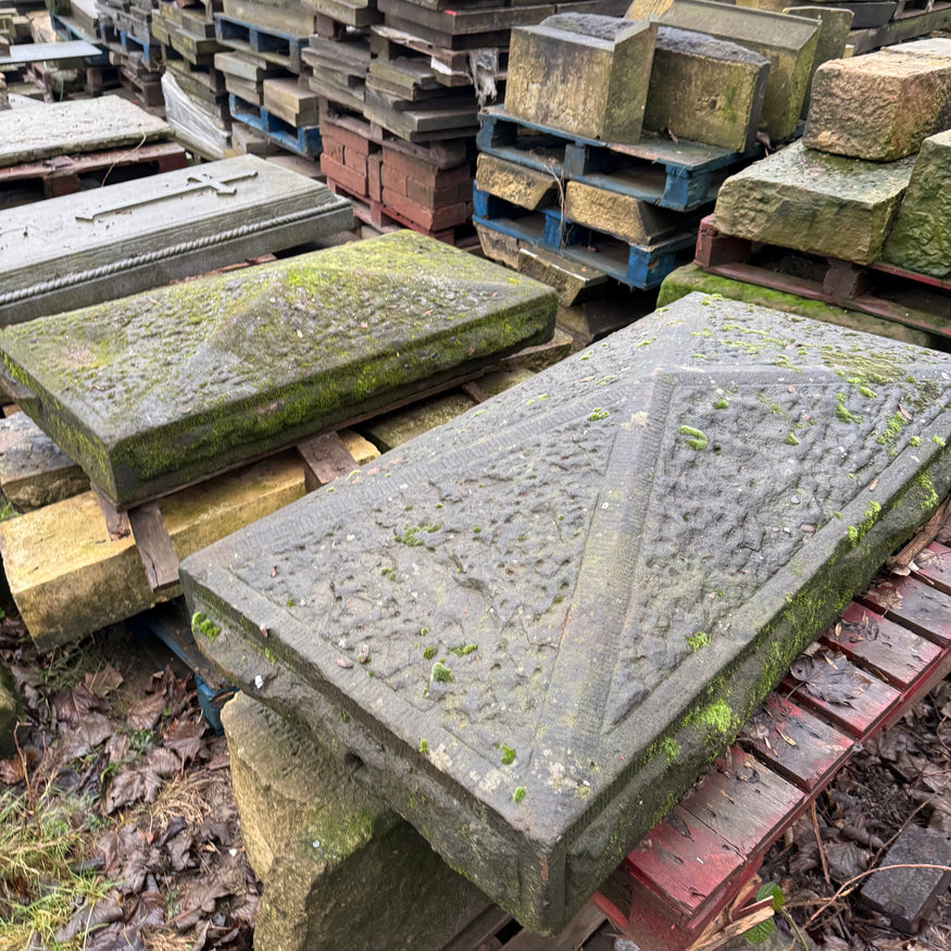 Reclaimed Pillars & Caps | Reclaimed Stone Yard – Reclaimed Brick Company