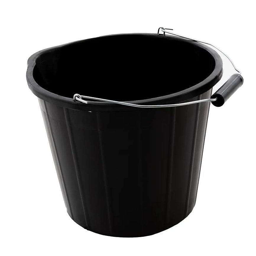 Black Bucket - 14 Litre – Reclaimed Brick Company