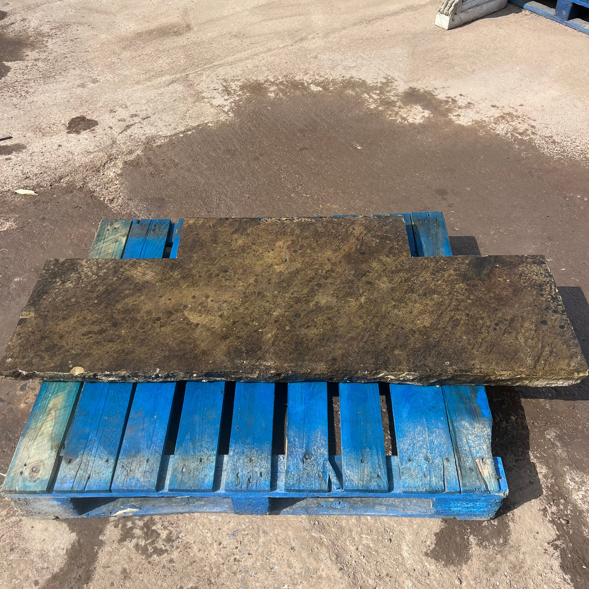 Reclaimed One Piece Yorkstone Fireplace Hearth – Reclaimed Brick Company