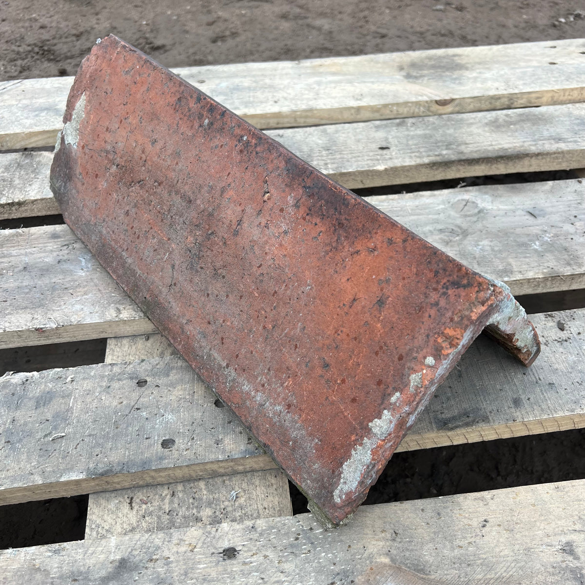Reclaimed Red Clay Triangle Roof Ridge Tile - 70 Degree – Reclaimed ...