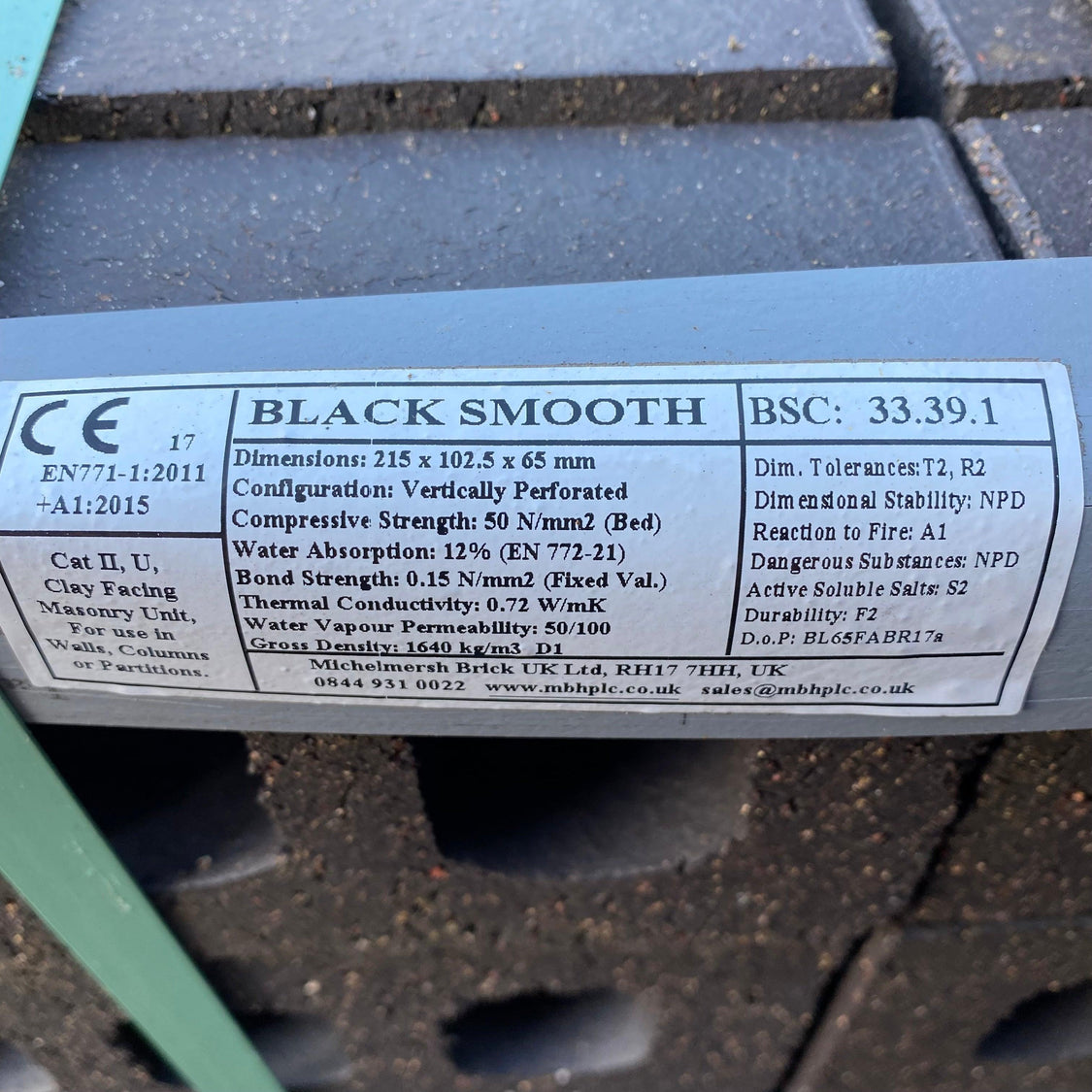 Blue Engineering Bricks | Staffordshire Blue Imperial Bricks ...