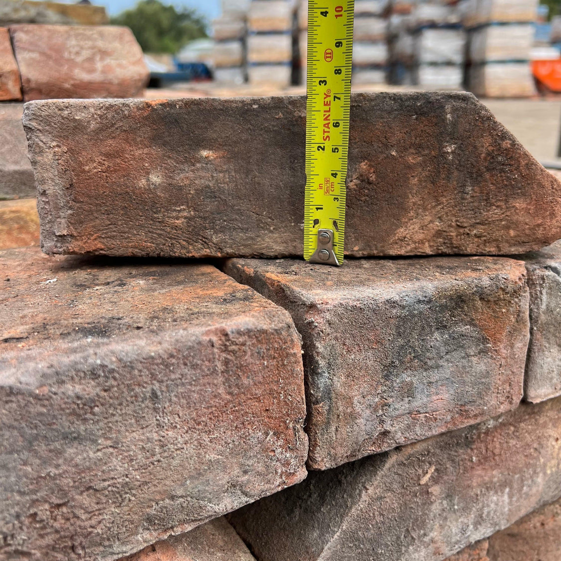 65mm Handmade Plinth Header Brick PL2.2 – Reclaimed Brick Company