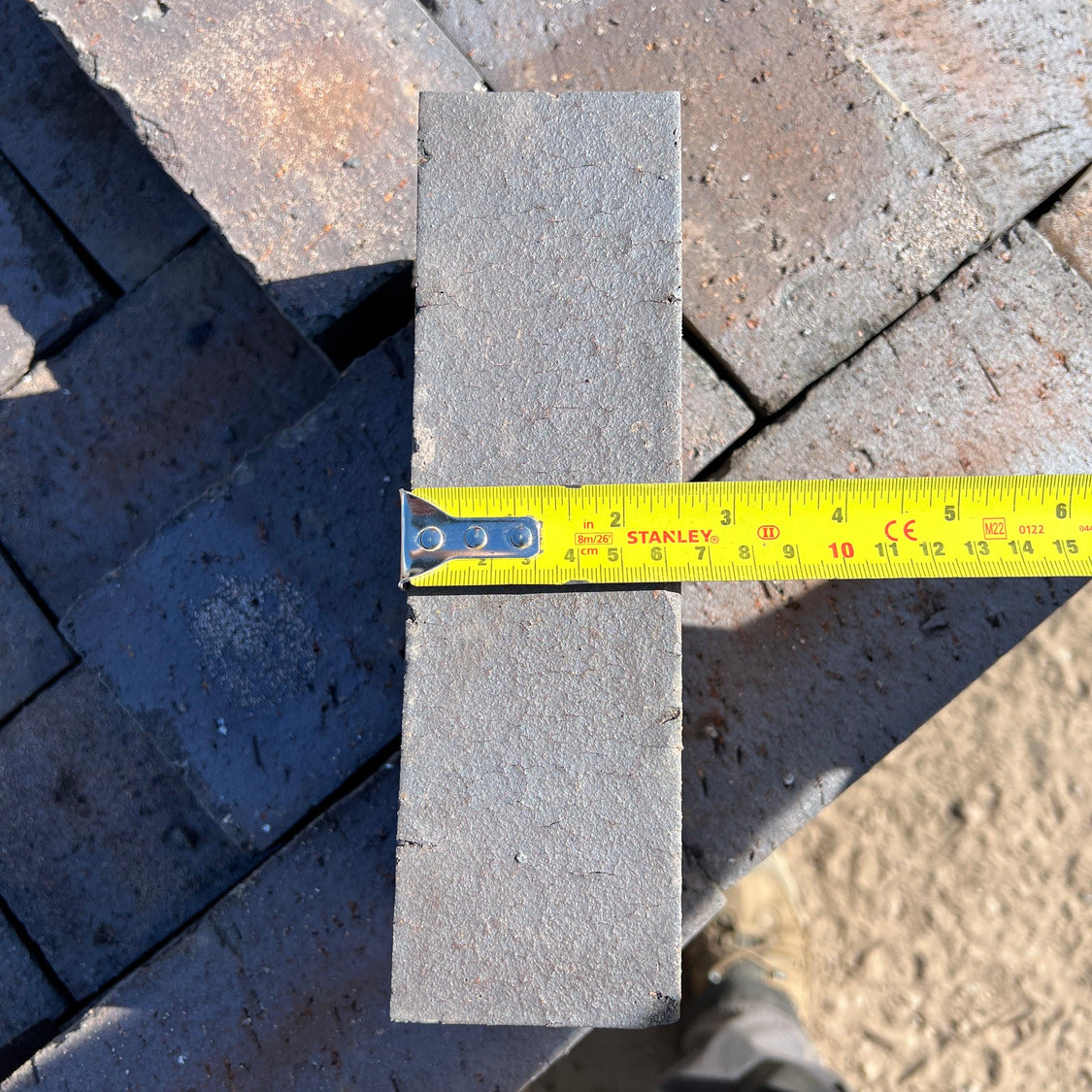 New Solid 65mm Clay Engineering Blue Brick - Free Delivery – Reclaimed ...