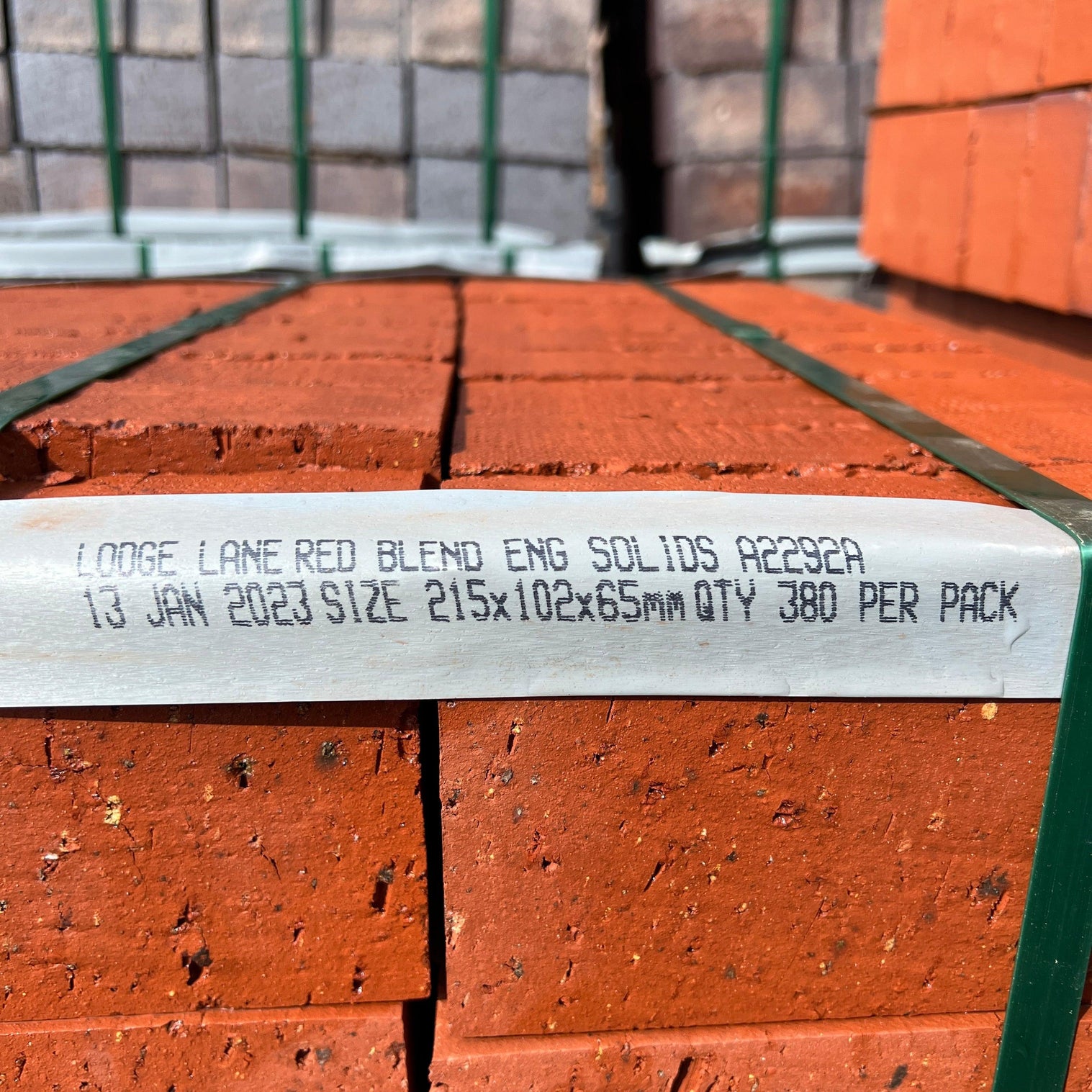 65mm Solid Red Clay Engineering Brick | Free Nationwide Delivery ...