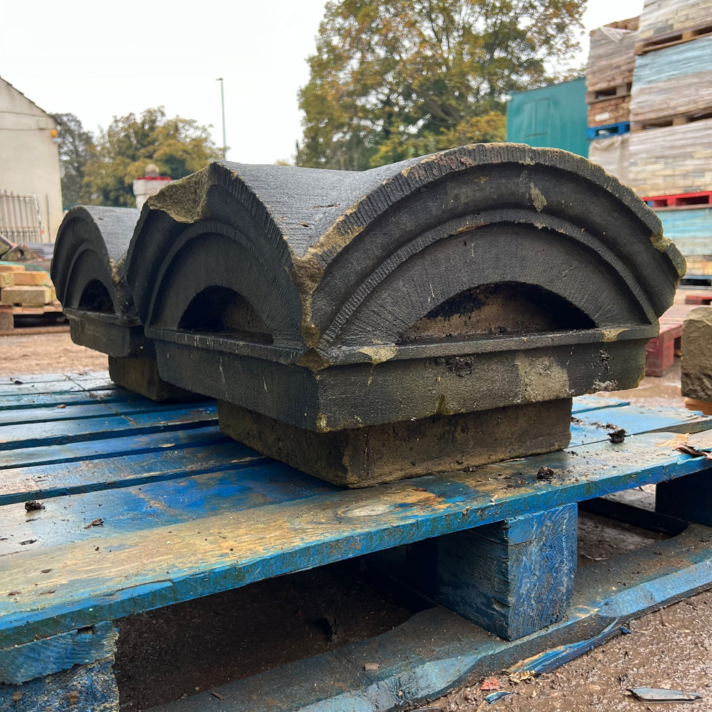 Reclaimed Pillars & Caps | Reclaimed Stone Yard – Reclaimed Brick Company