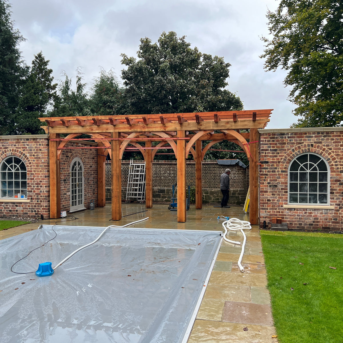 Reclaimed Brick Summer House & Pool | Winchester | RBC – Reclaimed ...