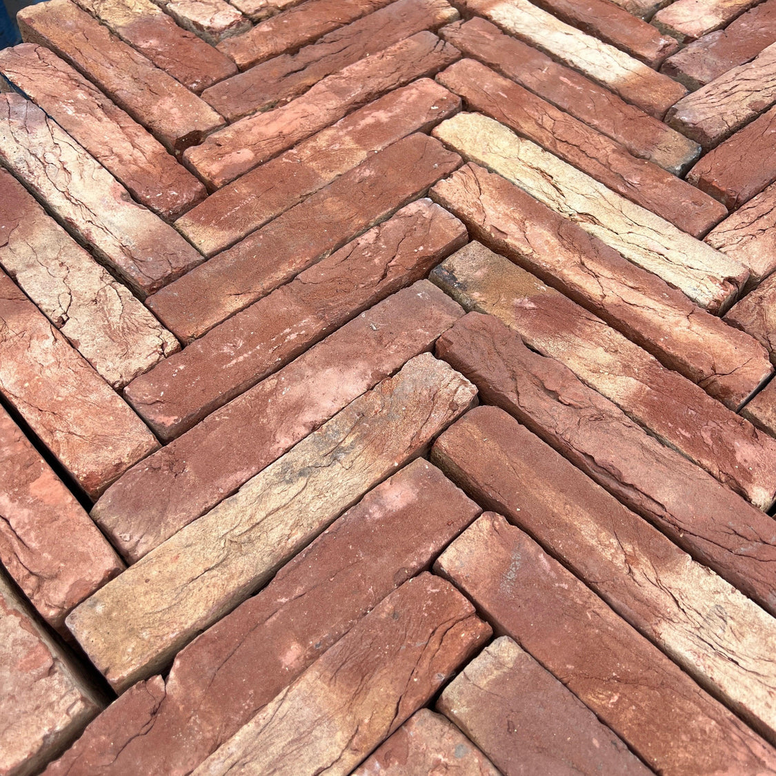 Arundel Red Handmade Clay Paving Bricks | Pack of 445 Pavers | Free De ...