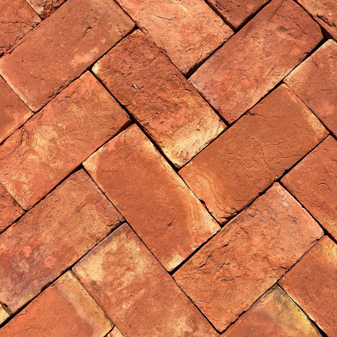 Arundel Red Handmade Clay Paving Bricks | Pack of 500 Pavers | Free De ...