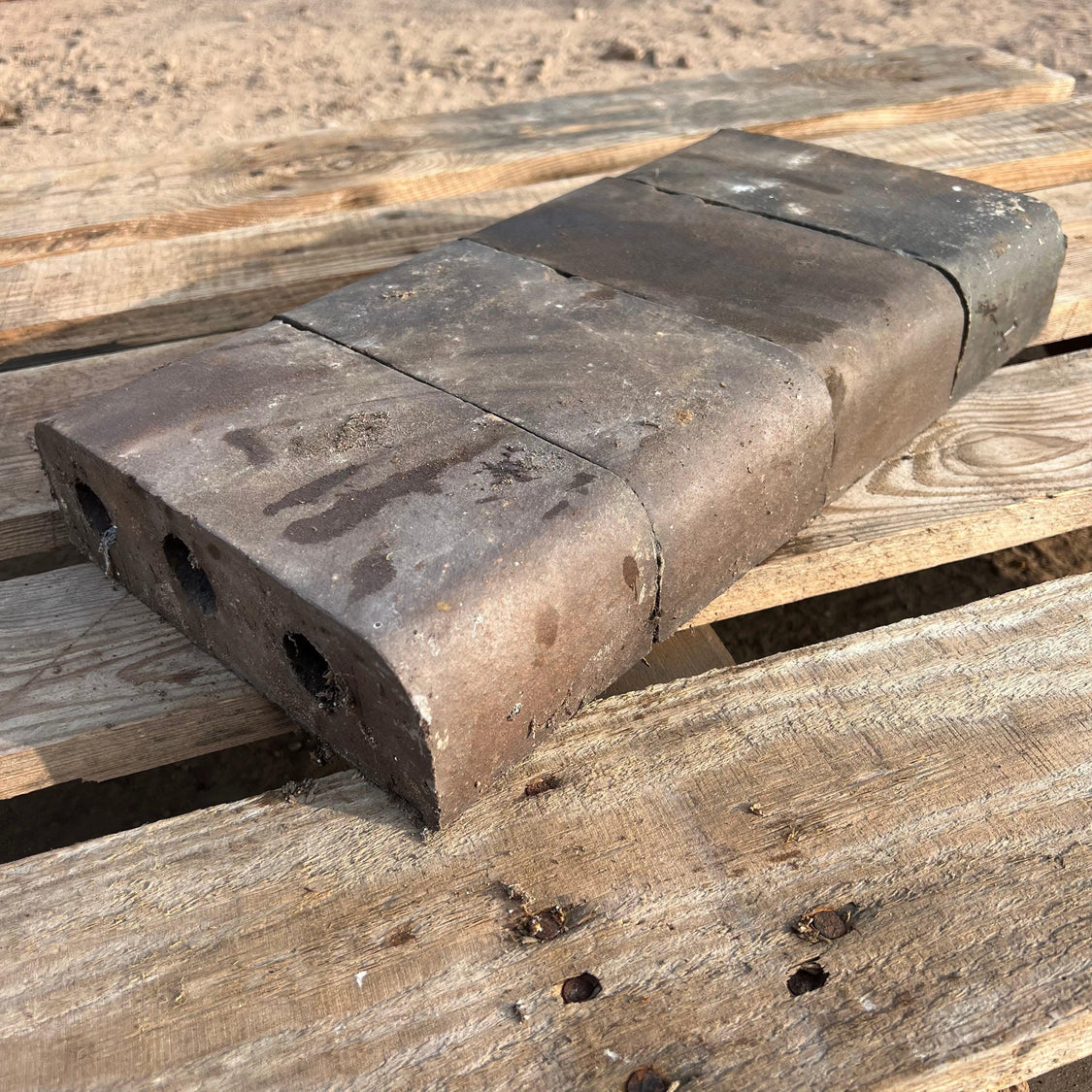Blue Double Bullnose Coping Bricks – Reclaimed Brick Company