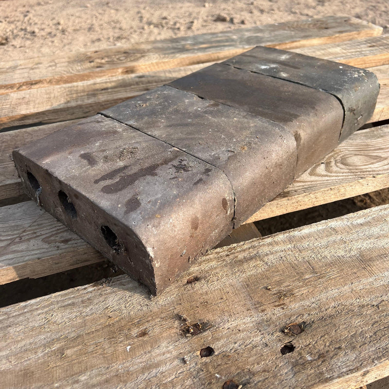 Blue Double Bullnose Coping Bricks – Reclaimed Brick Company