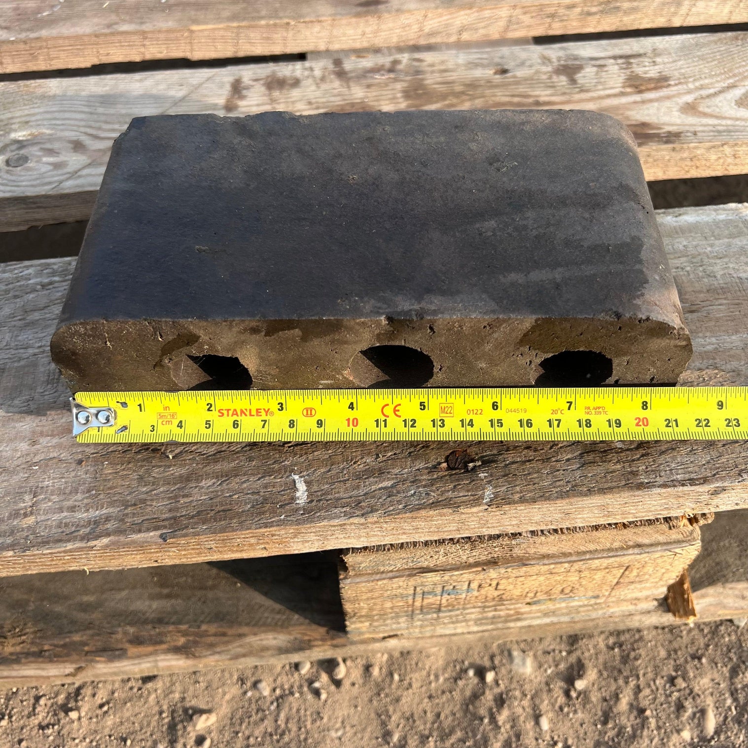 Blue Double Bullnose Coping Bricks – Reclaimed Brick Company