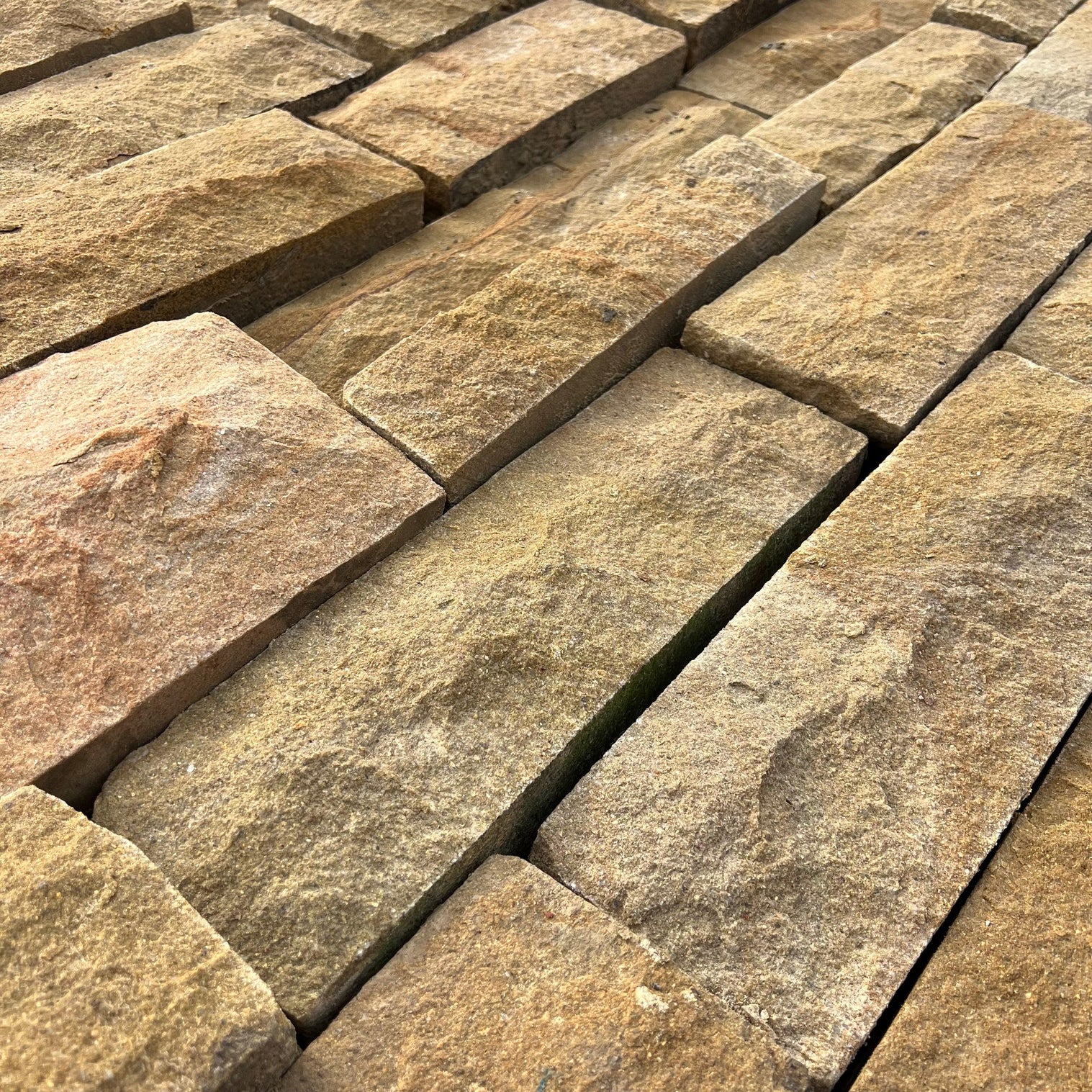Dressed Sandstone Pitched Face Building Stone – Reclaimed Brick Company