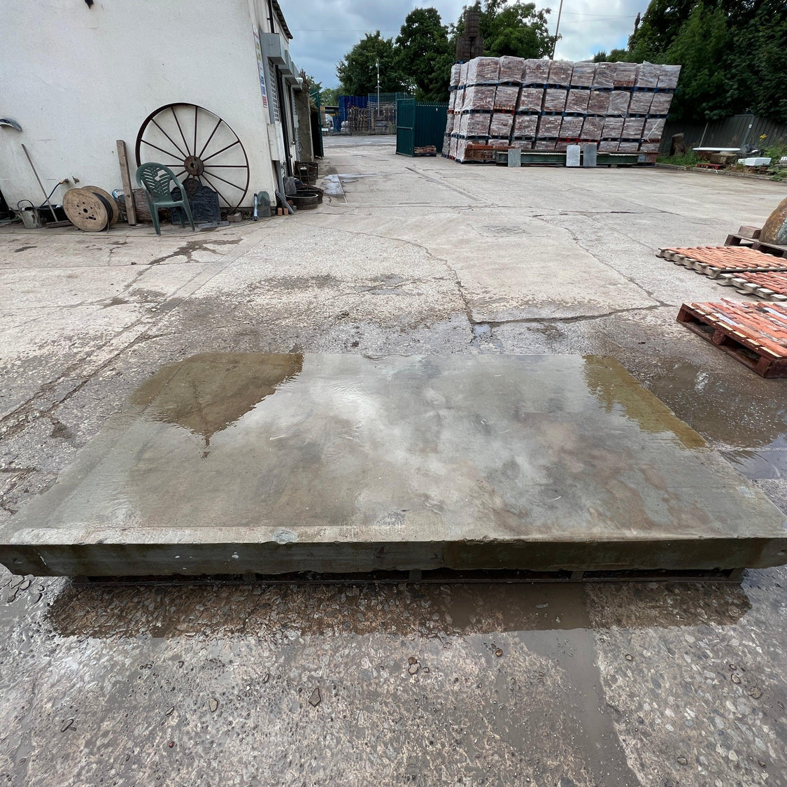 Enormous Reclaimed Slab Flag Stone | Large Flag Stone – Reclaimed Brick ...