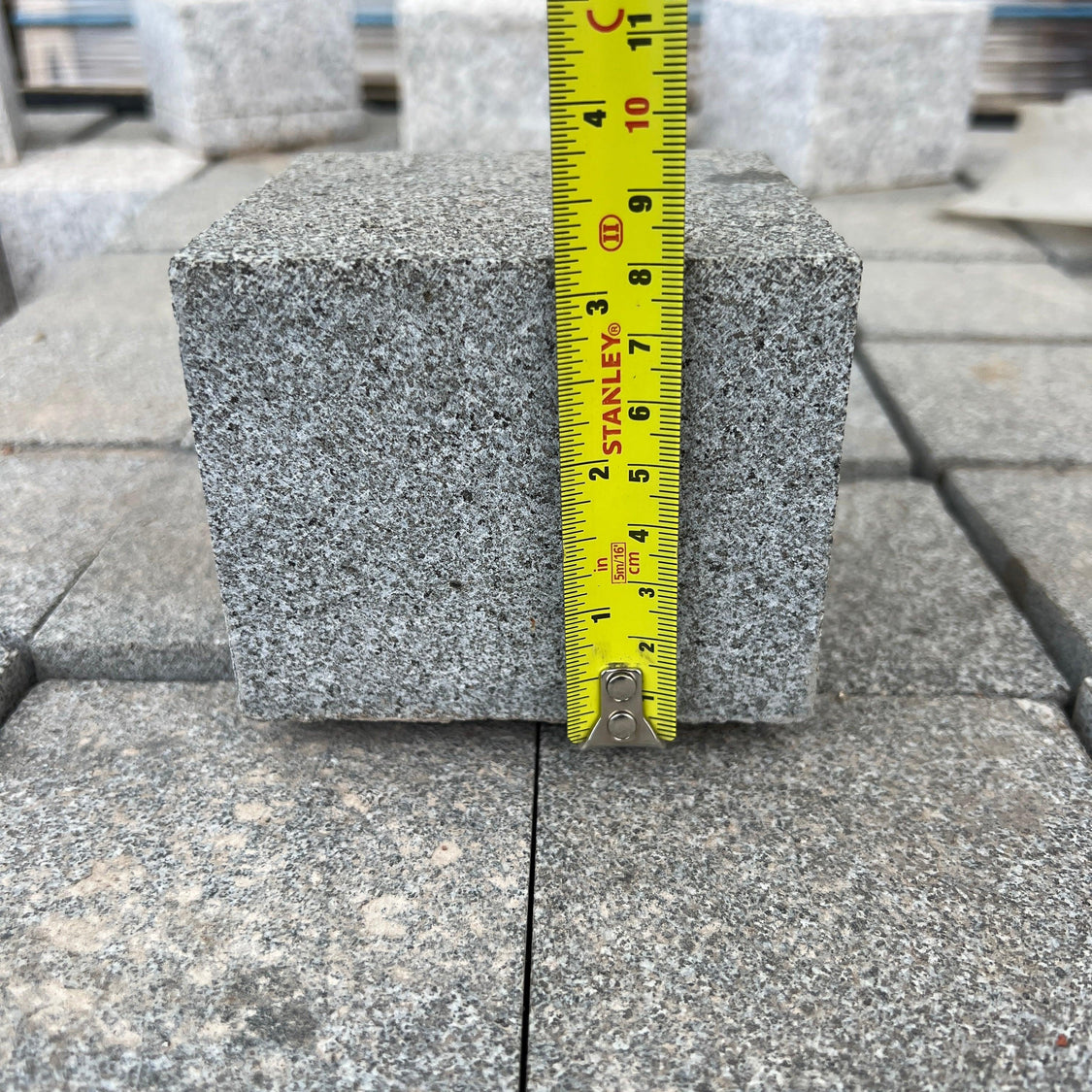 Flamed Silver Granite 100mm x 100mm Paving Setts / Cobble – Reclaimed ...