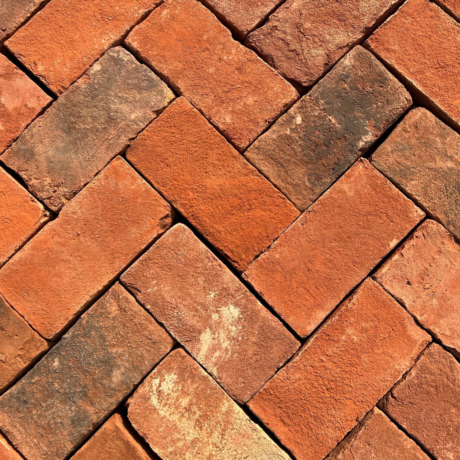 New Paving Bricks | Heritage Clay Block Paver | Herringbone Brick Path ...