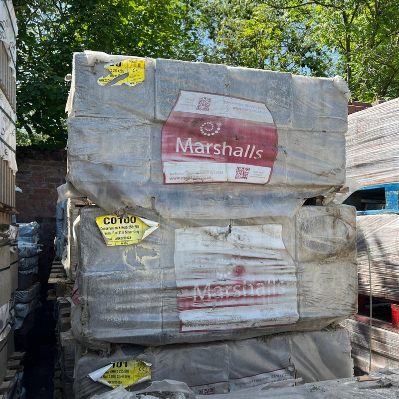 Marshall Conservation Granite Kerb Stone External Radius Silver Grey ...
