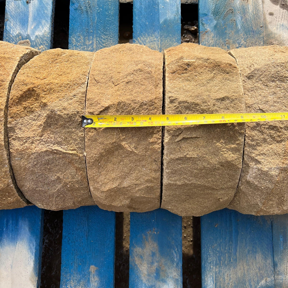 Reclaimed Natural Stone Saddleback Half Round Wall Coping Stones ...