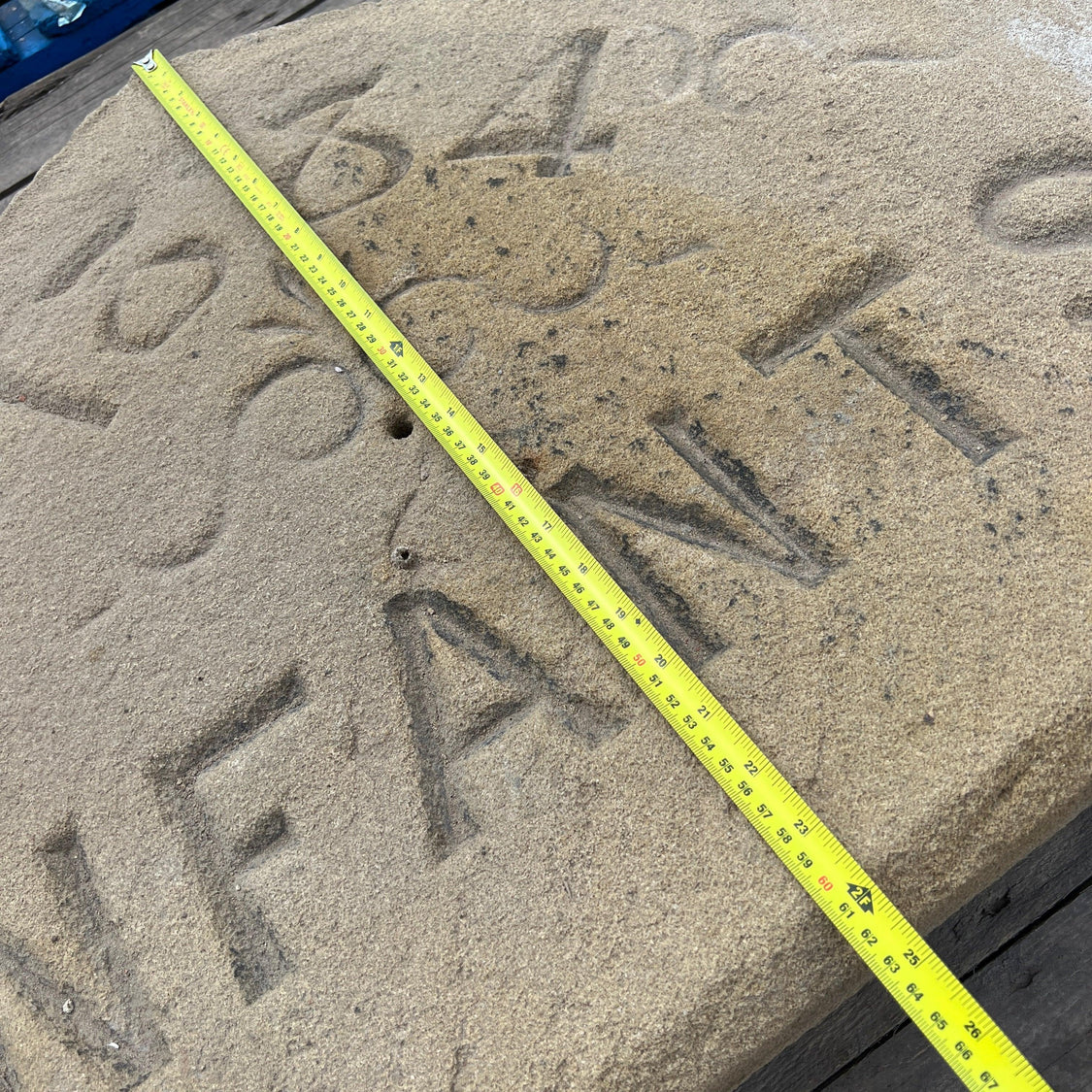 Reclaimed 1884 Infants School Date Stone – Reclaimed Brick Company