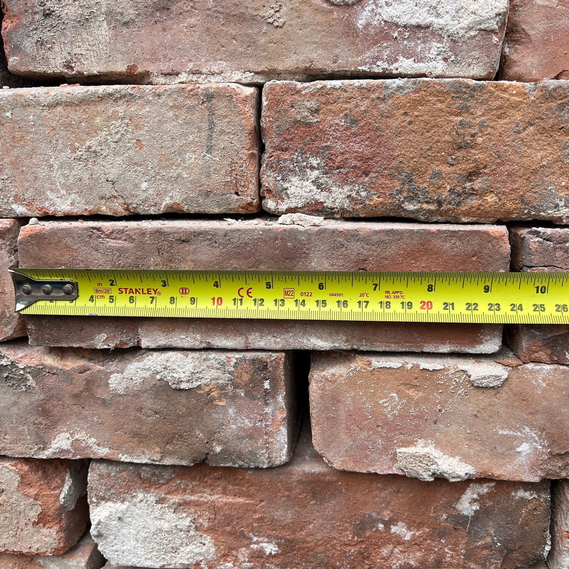 Reclaimed 2 1/4 Handmade Farmhouse Imperial Reclaimed Bricks ...