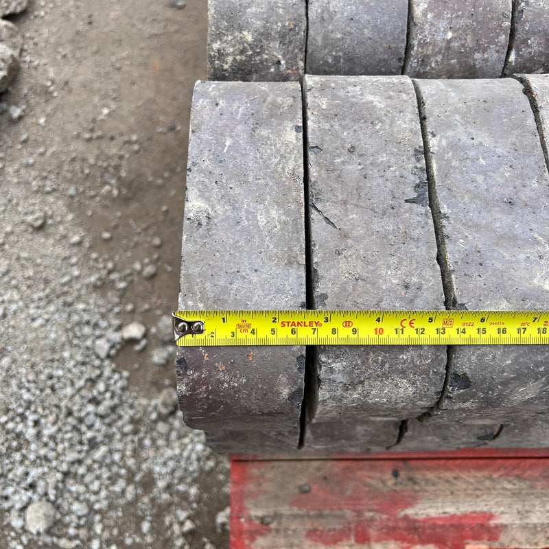 Reclaimed 65mm Blue Double Bullnose Coping Brick | Bullnose Bricks ...