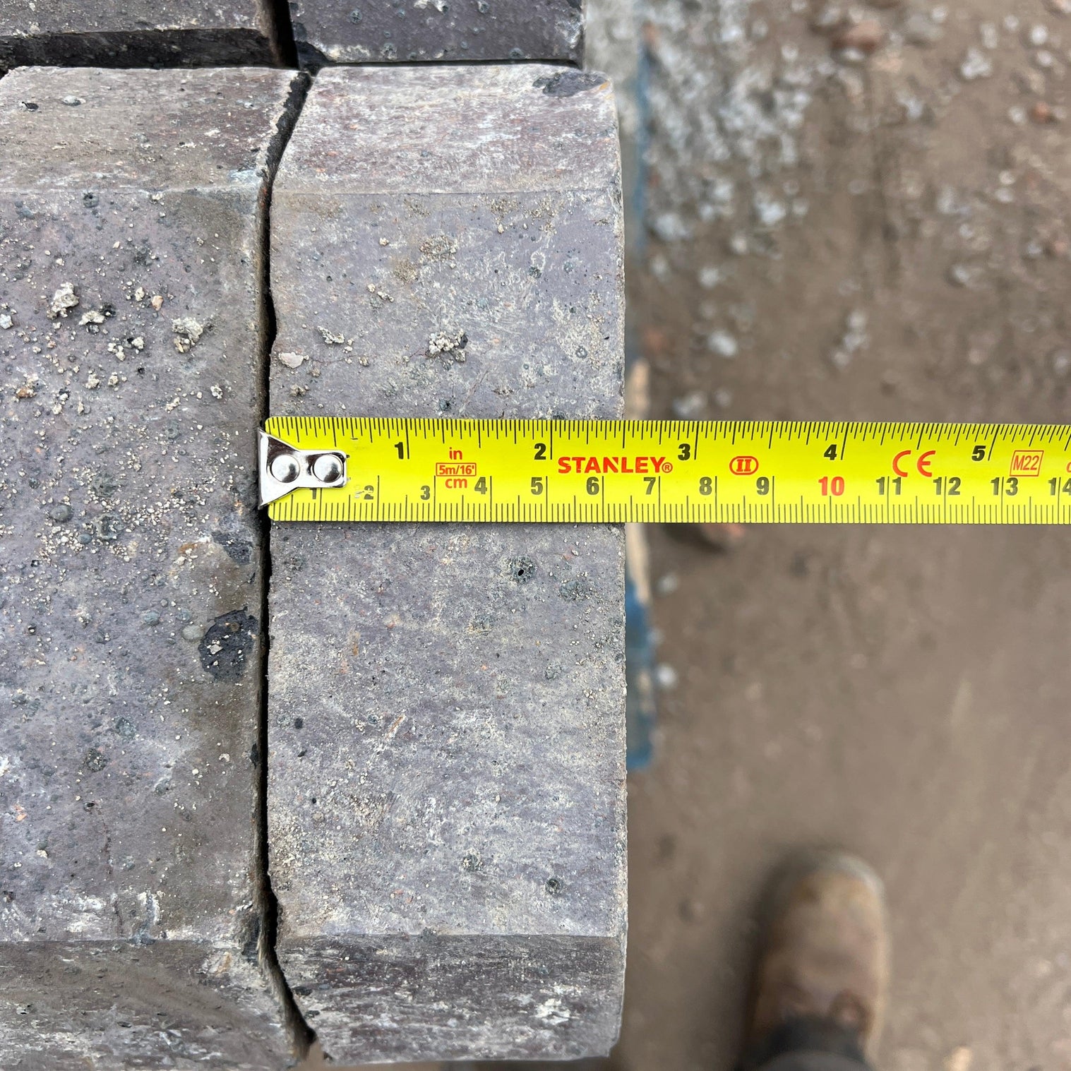 Reclaimed 65mm Staffordshire Blue Double Cant Coping Brick – Reclaimed ...