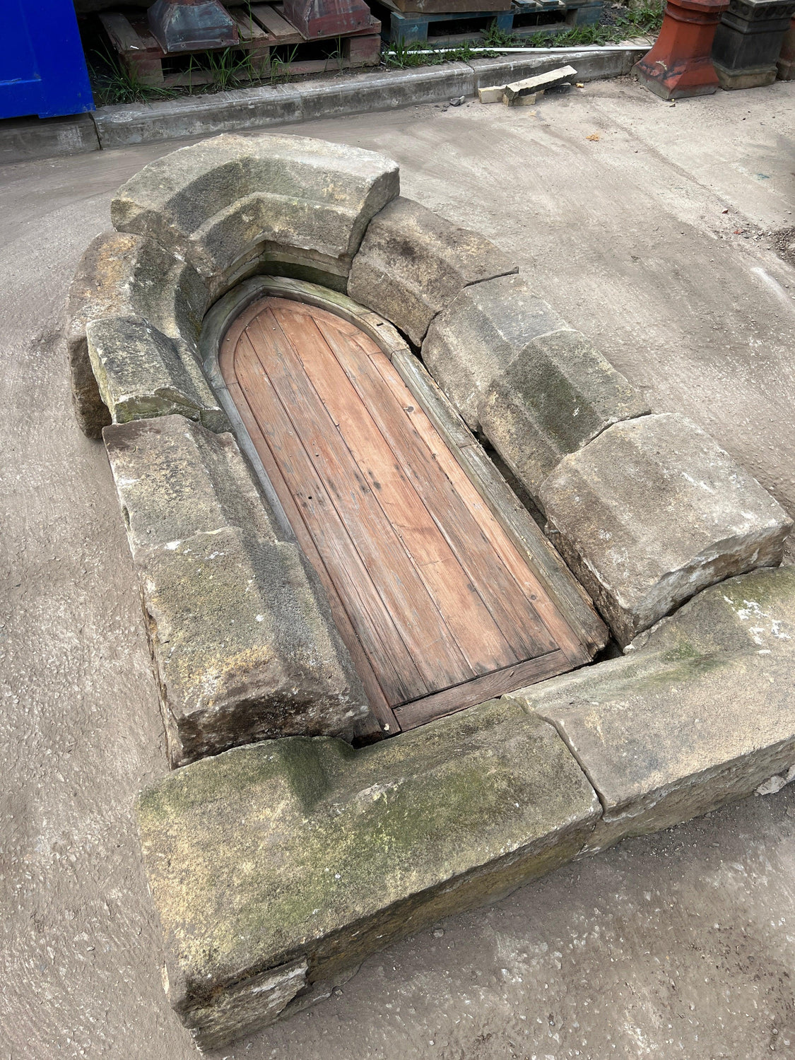 Reclaimed Arch Stone Door | Old Arch Stone Door | Arch Stone ...