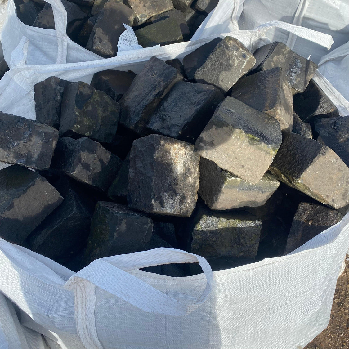 Reclaimed Basalt Cobbles / Setts | Garden Patio | Driveway Setts ...