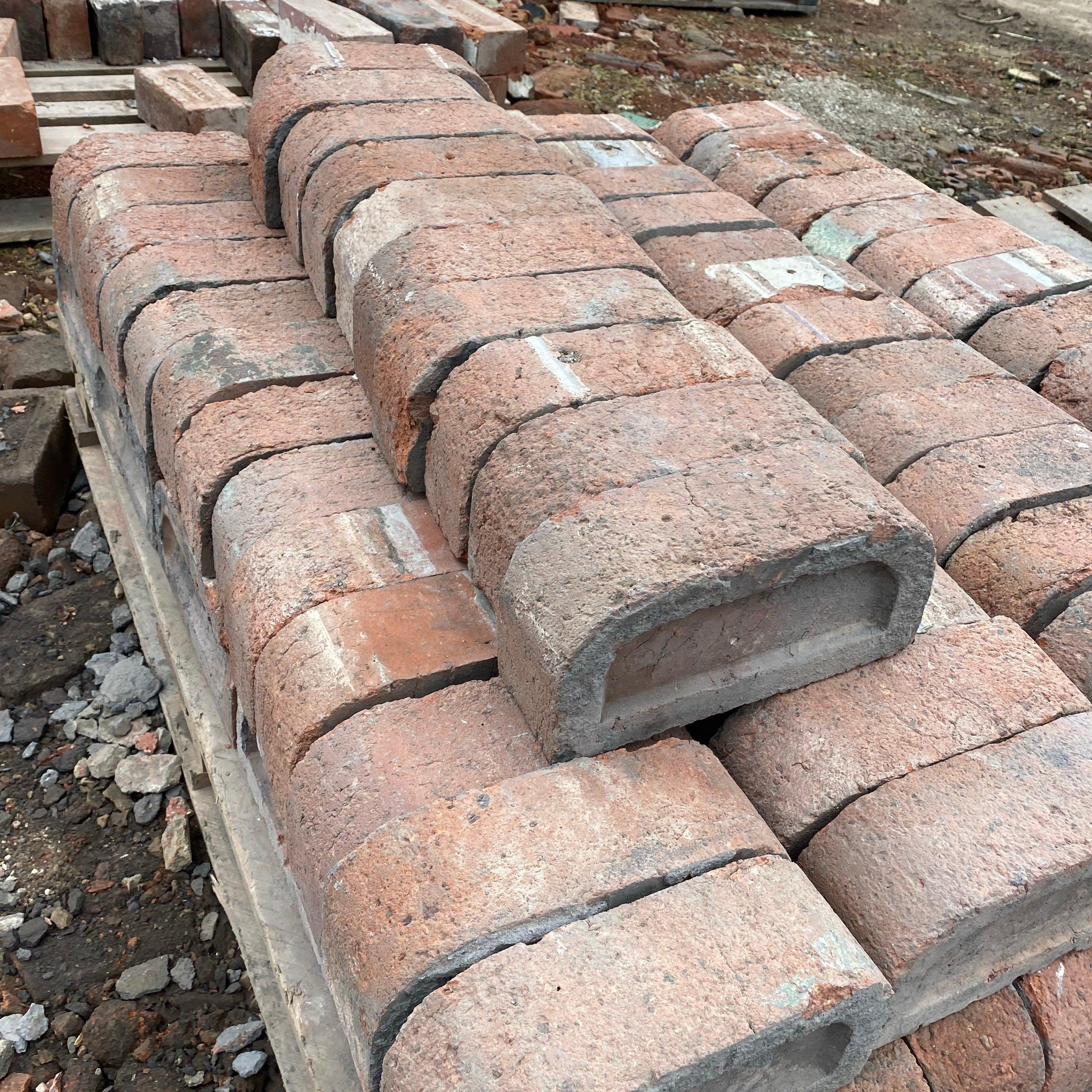 Reclaimed Double Bullnose Bricks – Reclaimed Brick Company