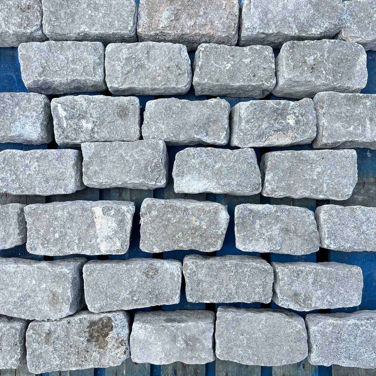 Reclaimed Granite Cobbles / Setts - Elongated | Lawn Edging – Reclaimed ...