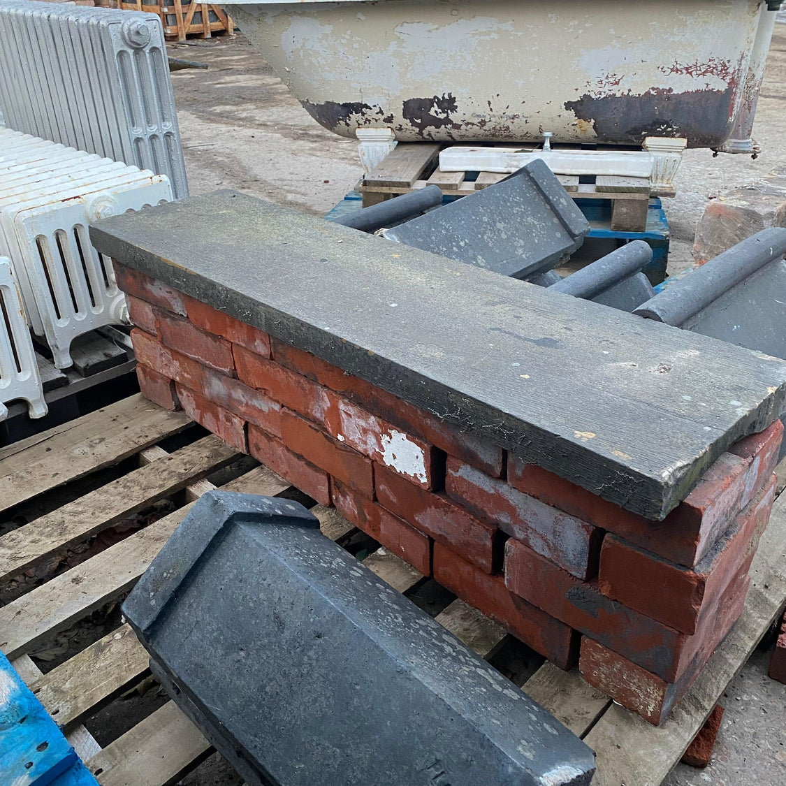 Reclaimed Flat Stone Coping - Job Lot – Reclaimed Brick Company