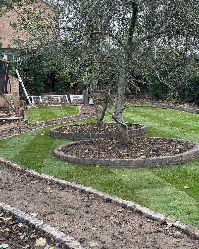 Reclaimed Granite Cobble Driveway and Garden Edging, Surrey – Reclaimed ...