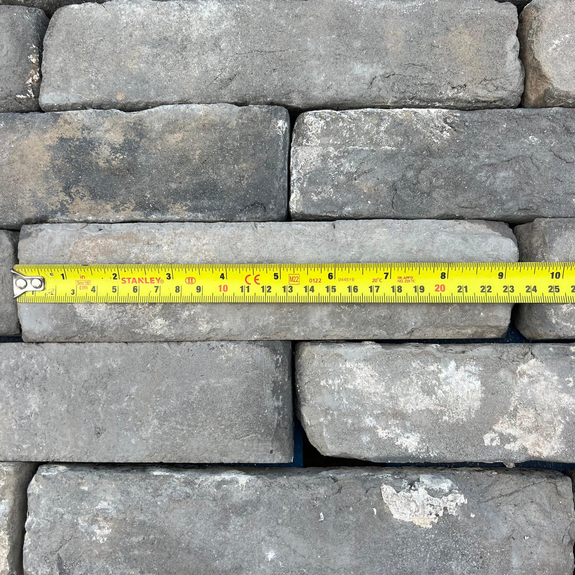 Reclaimed Handmade Grey Brick Slips - Brick Tiles – Reclaimed Brick Company