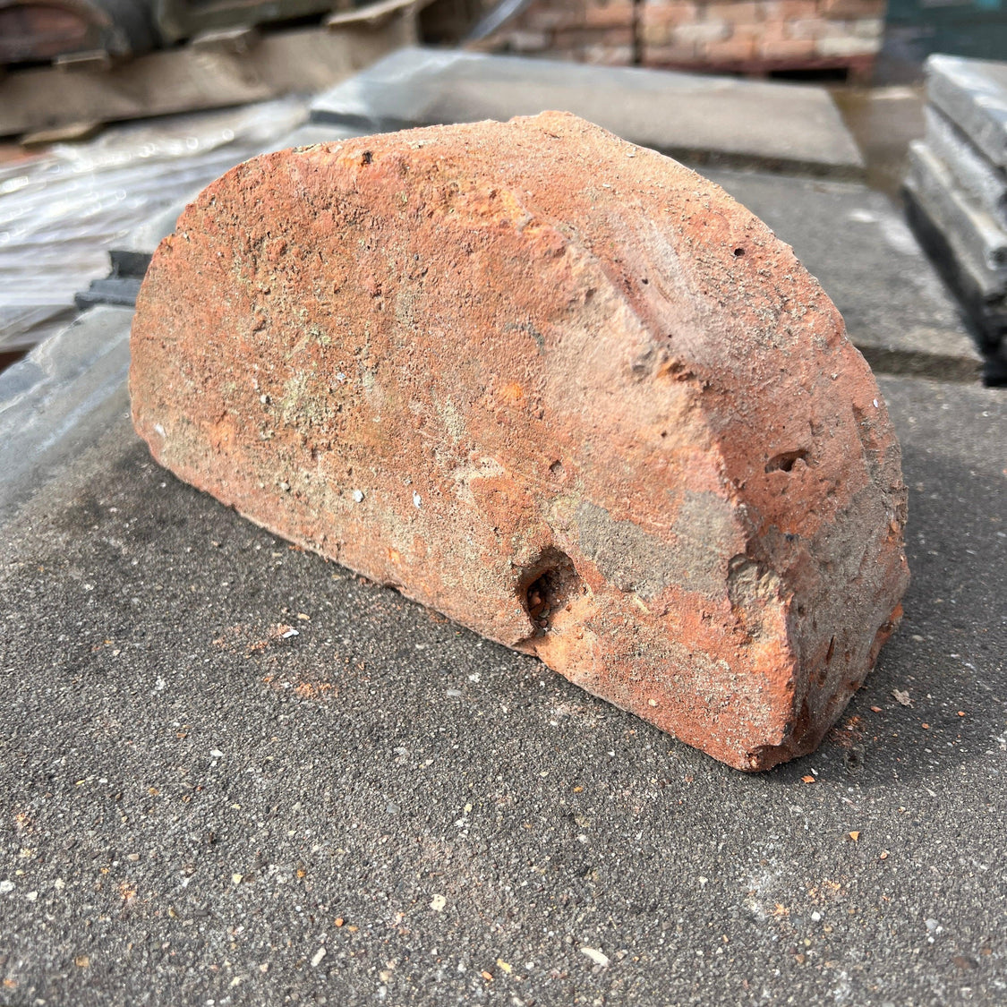 Reclaimed Handmade Half Round Moon Coping Bricks | Reclaim Bricks ...