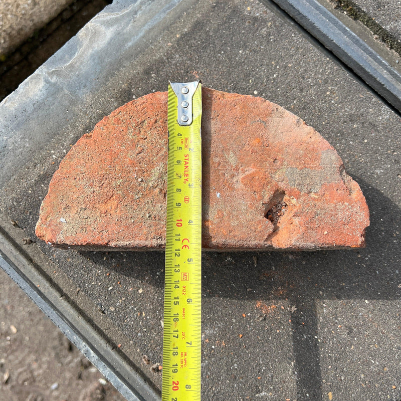 Reclaimed Handmade Half Round Moon Coping Bricks | Reclaim Bricks ...