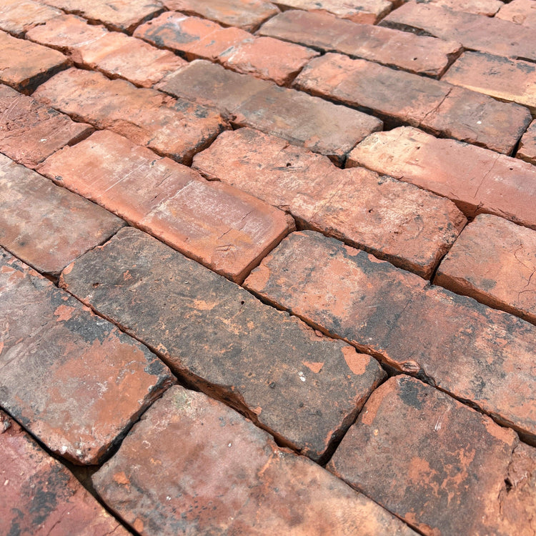 Reclaimed Brick Slips | Exposed Rustic Brick Wall Tiles – Reclaimed ...