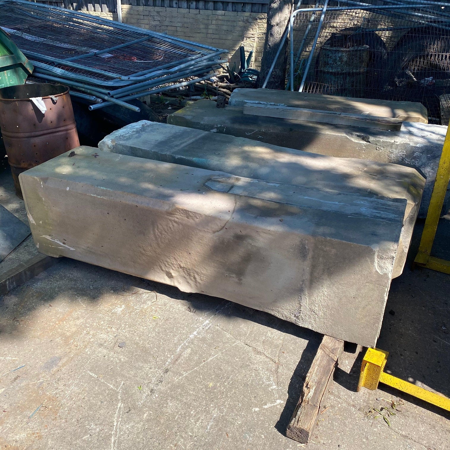 Reclaimed Large Stone Gate Posts - (Set of 2) – Reclaimed Brick Company