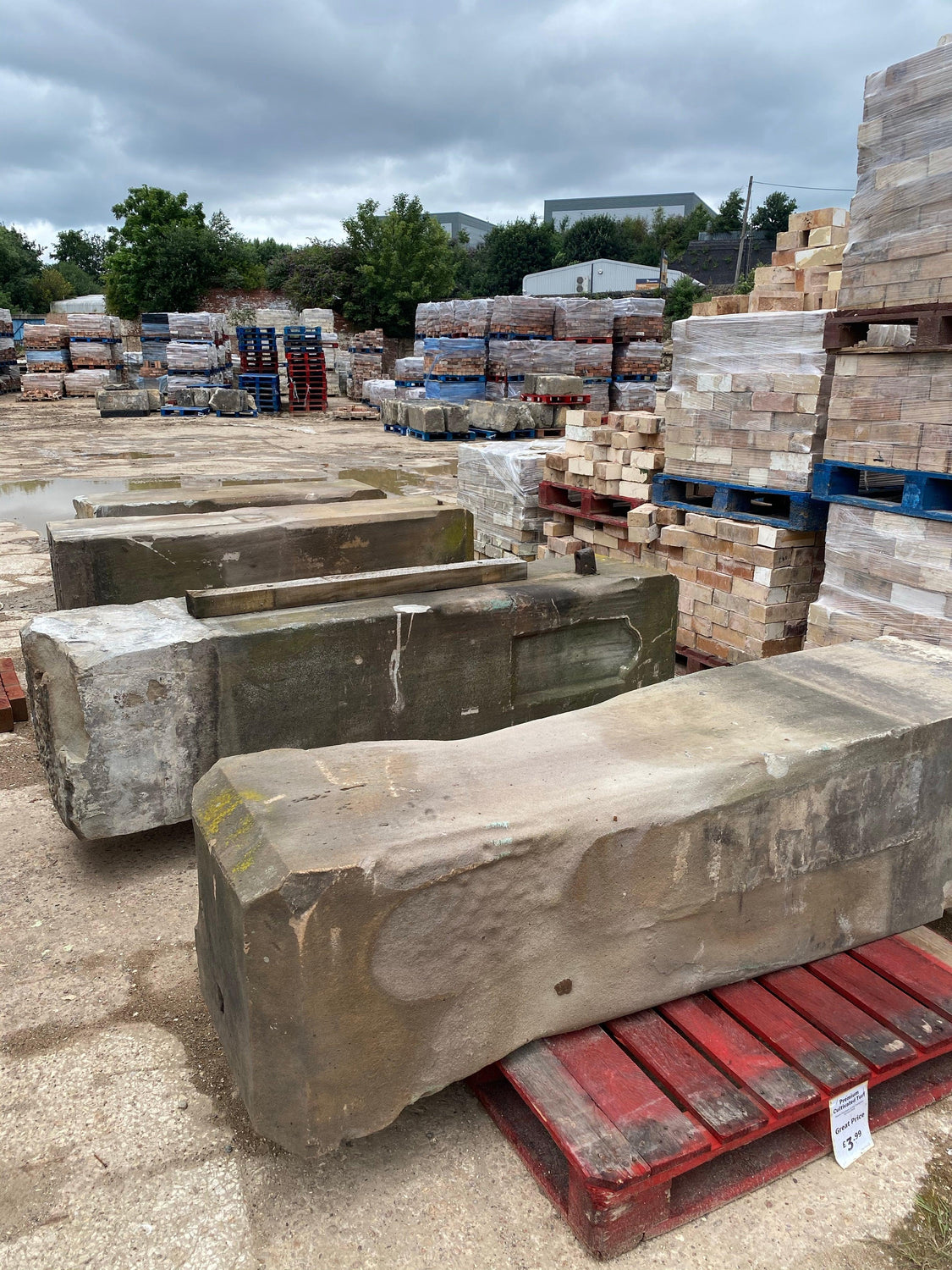 Reclaimed Large Stone Gate Posts - (Set of 2) – Reclaimed Brick Company