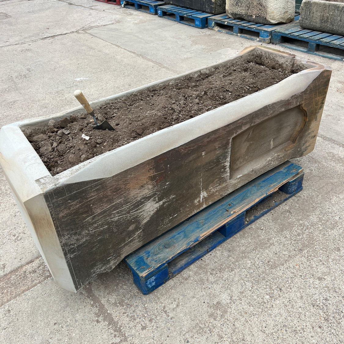 Reclaimed Large Stone Trough – Reclaimed Brick Company