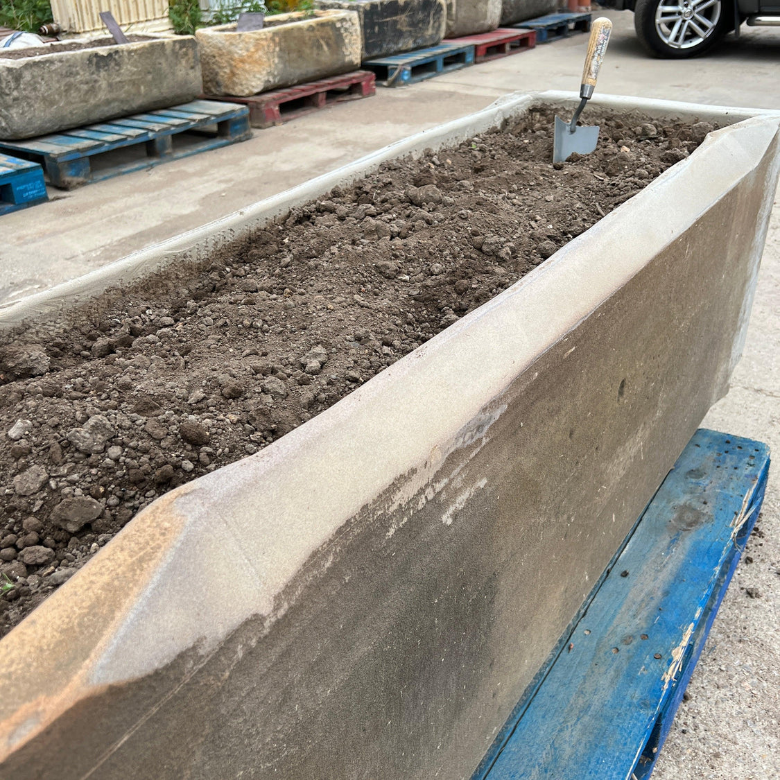 Reclaimed Large Stone Trough – Reclaimed Brick Company