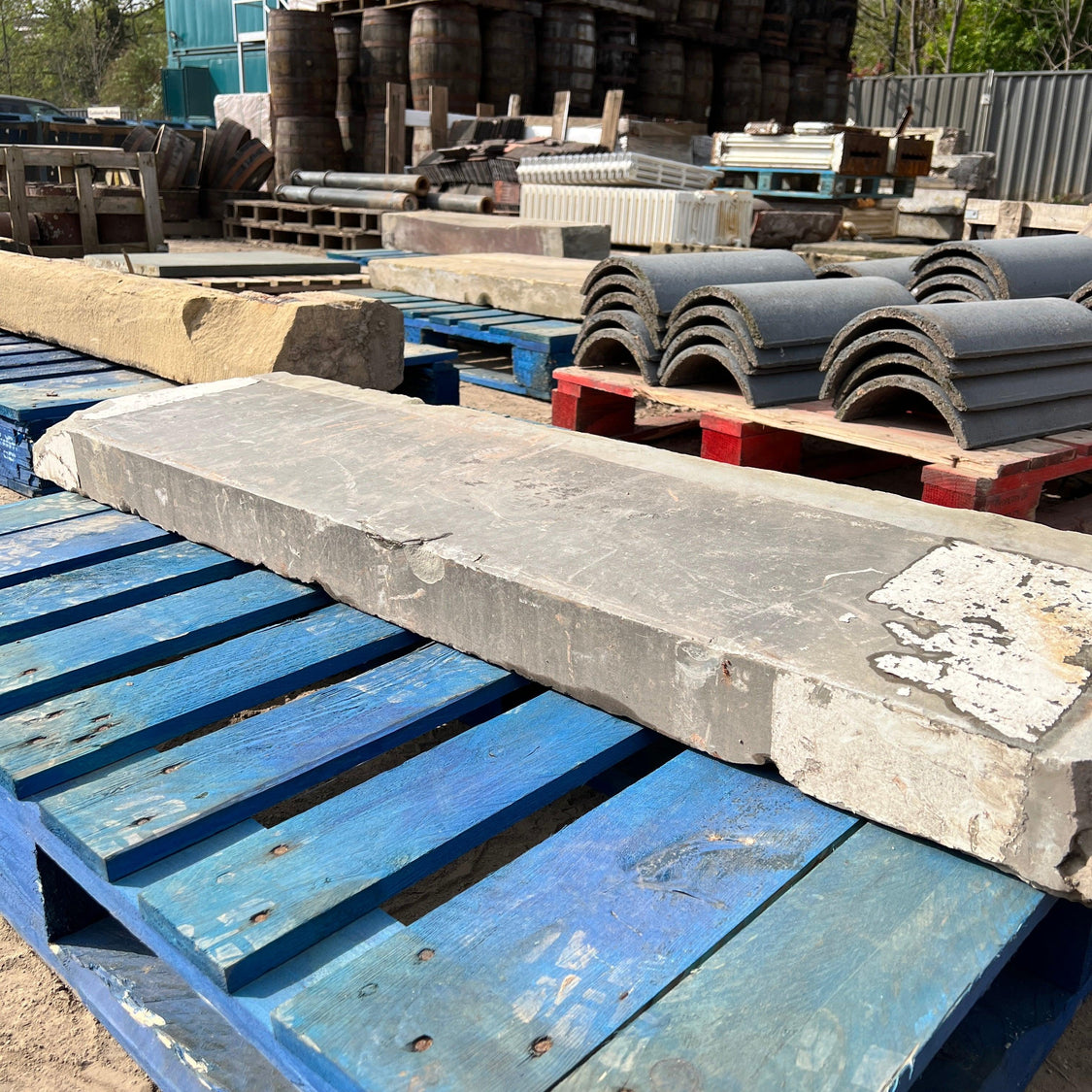 Reclaimed Limestone Steps 52 Inch | Stone Steps | Step Stones ...