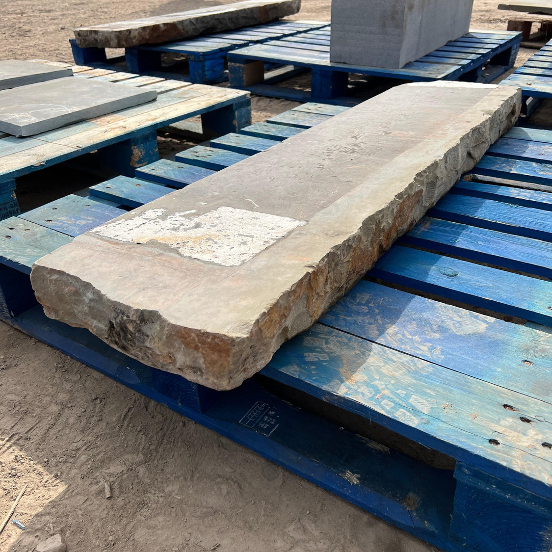 Reclaimed Limestone Steps 52 Inch | Stone Steps | Step Stones ...