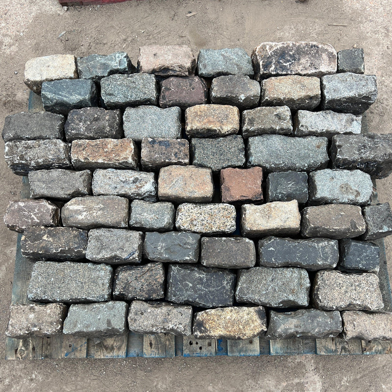 Reclaimed Mixed Granite Cobble Setts | Granite Setts – Reclaimed Brick ...