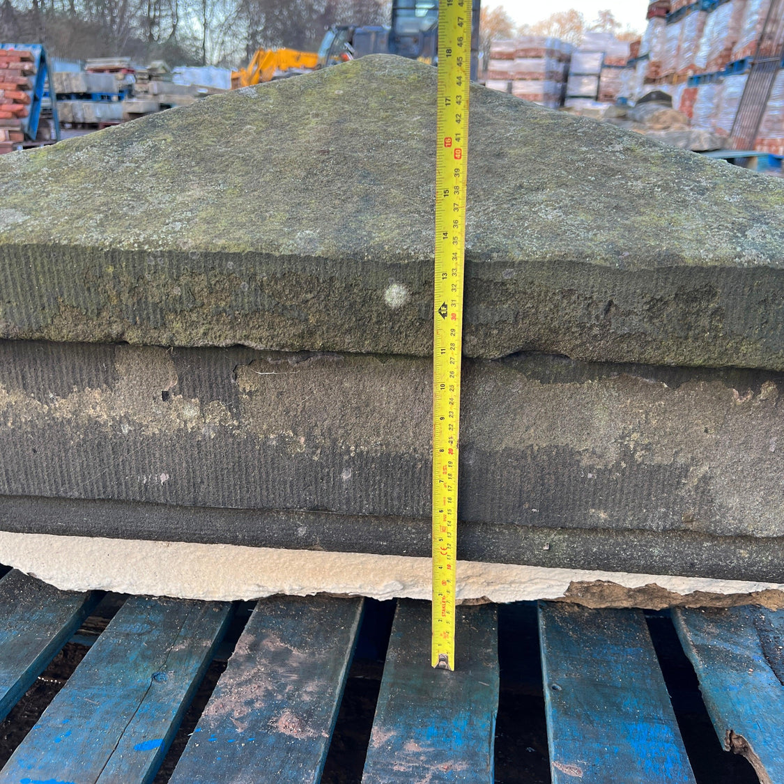 Reclaimed Natural Stone Pillar Cap - Pair | Reclaim Stone Pillar ...