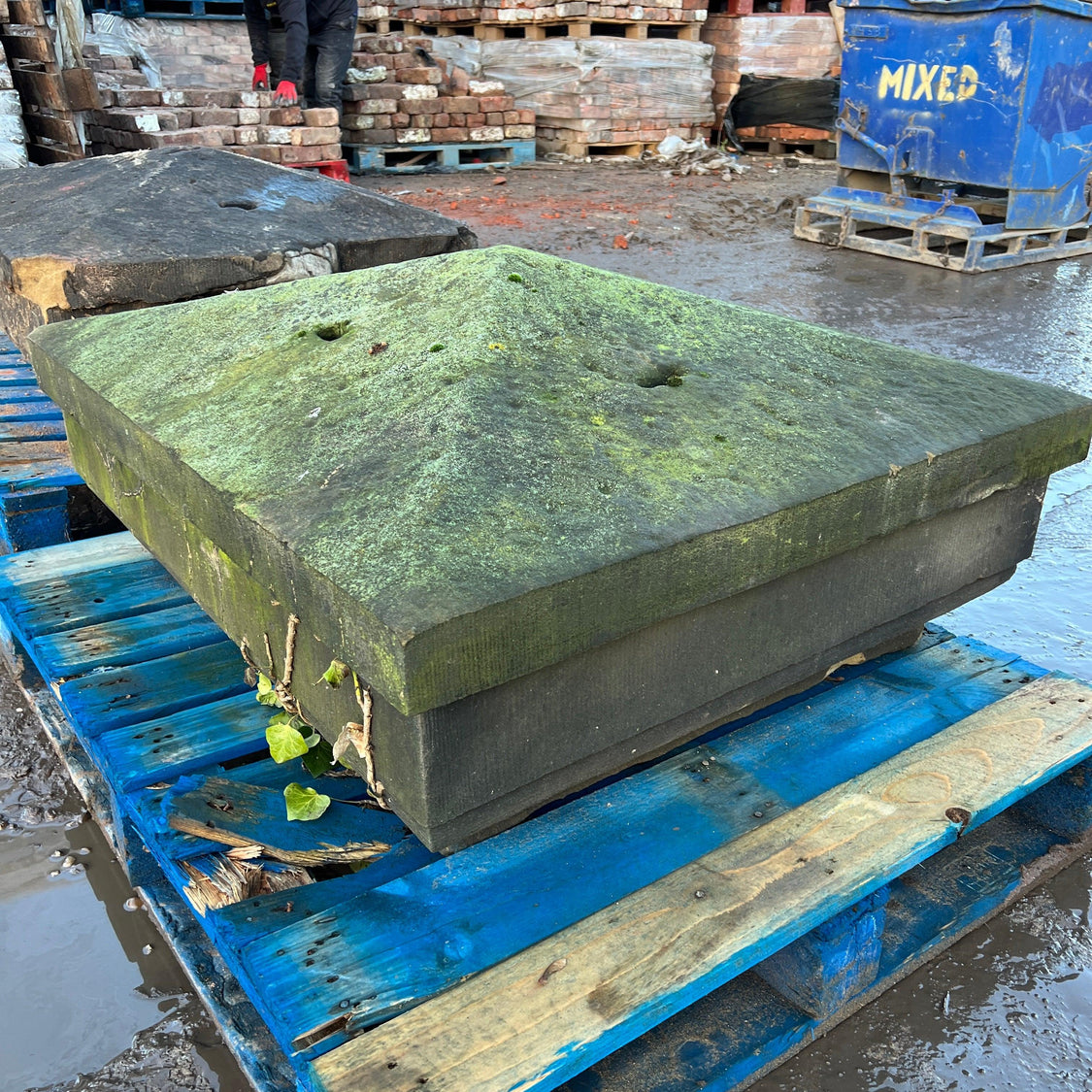 Reclaimed Natural Stone Pillar Cap - Pair | Reclaim Stone Pillar Cap ...