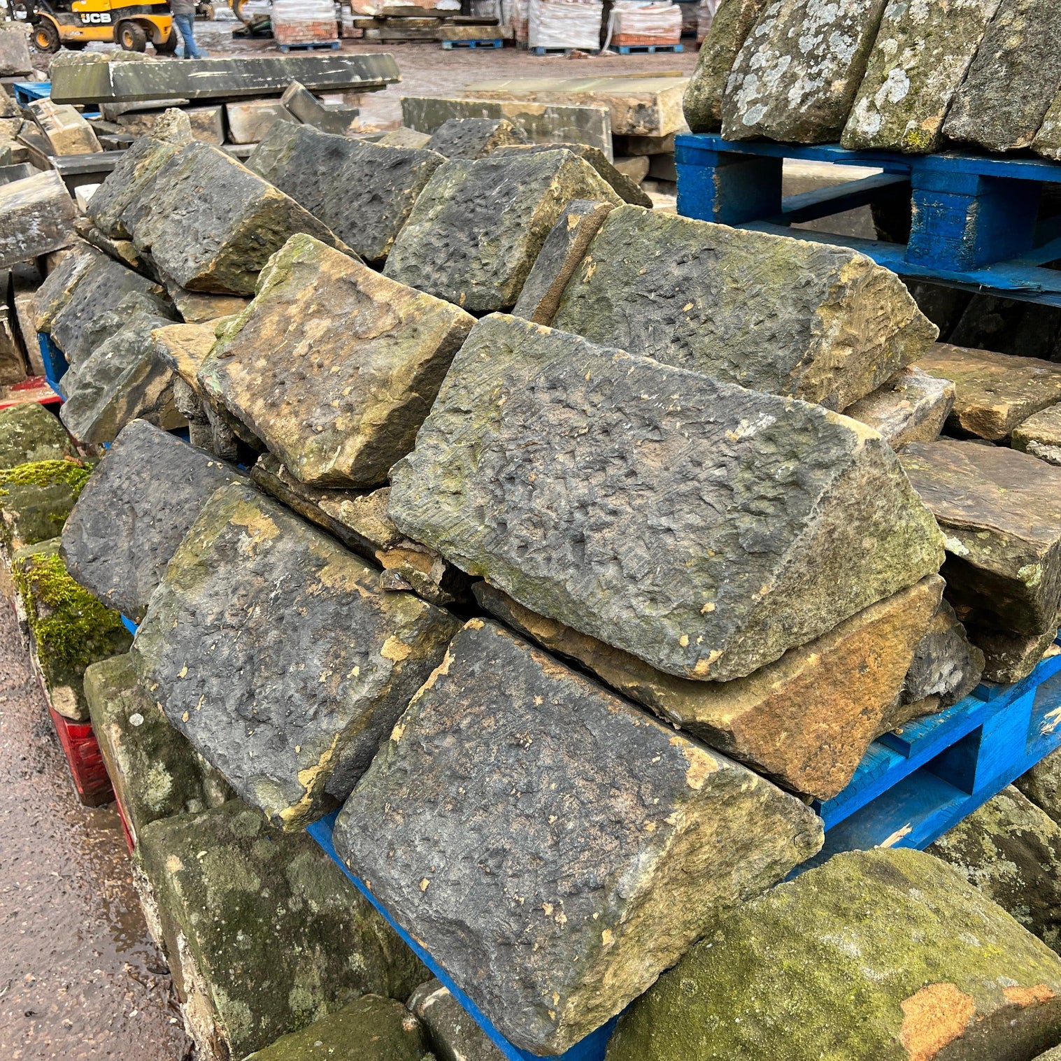 Reclaimed Natural Stone Triangle Wall Coping | Stone Coping – Reclaimed ...