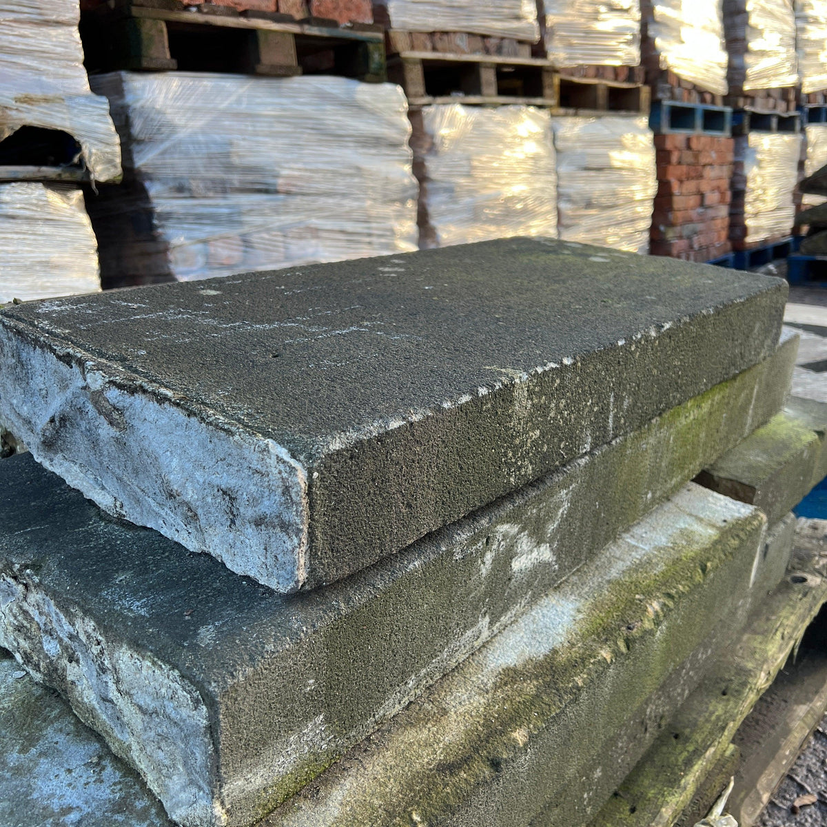 Reclaimed Natural Stone Wall Coping - Job Lot – Reclaimed Brick Company