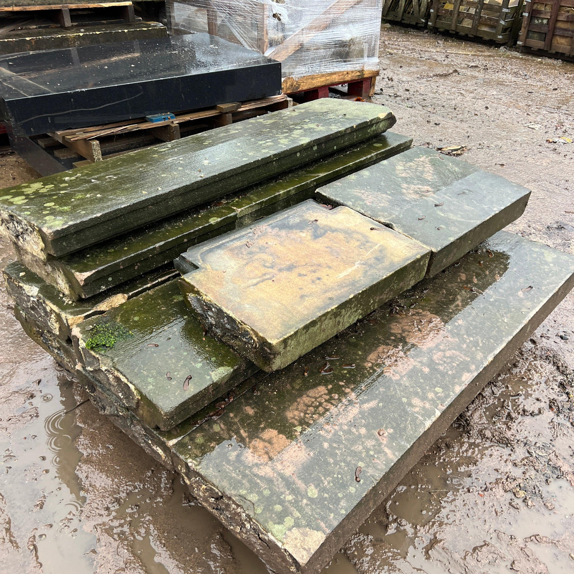 Reclaimed Natural Stone Wall Coping | Stone Coping | Wall Coping ...