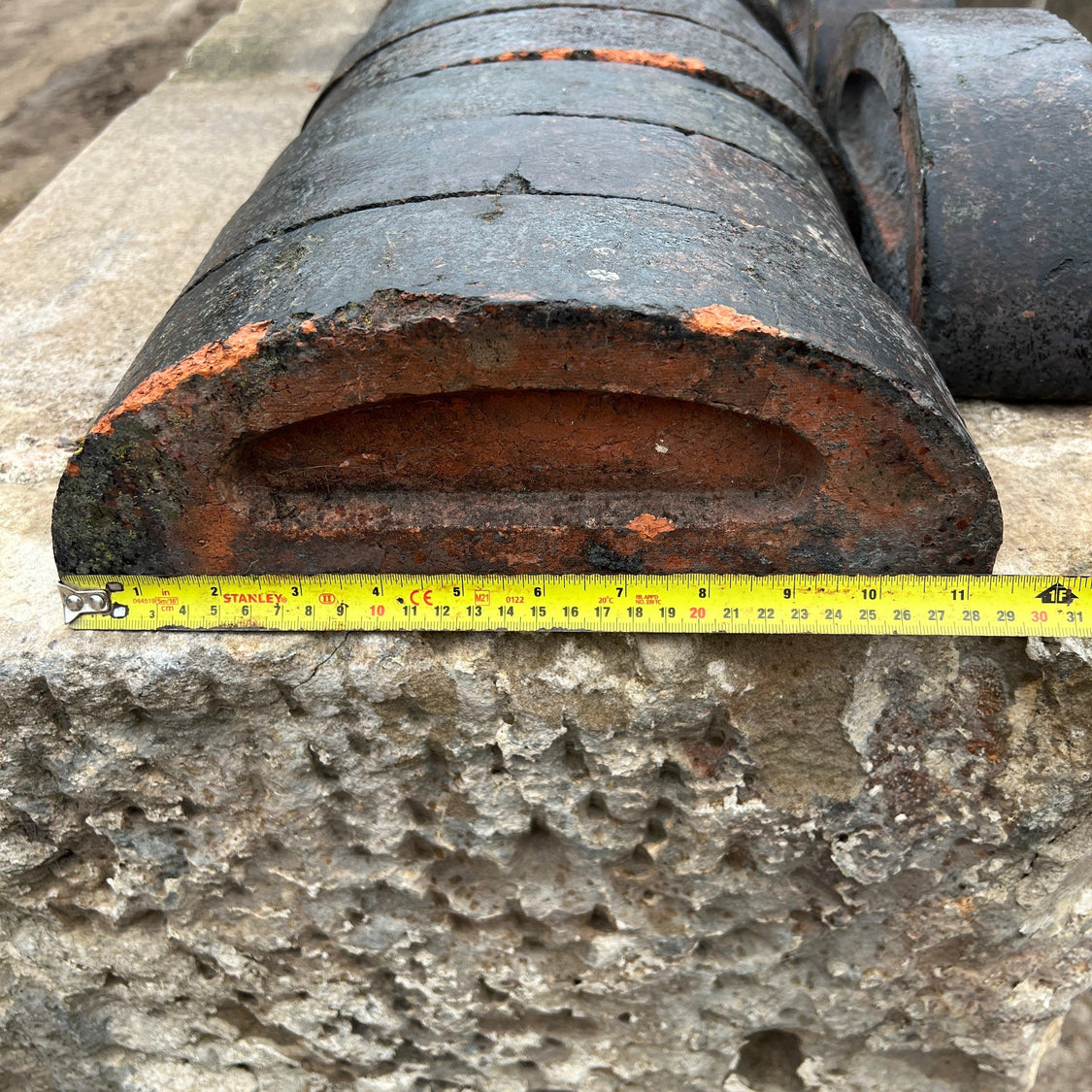 Reclaimed Oval Staffordshire Blue Coping Bricks – Reclaimed Brick Company