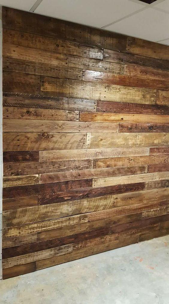 Reclaimed Pallet Wood Wall Cladding -Rustic-Boards/Planks – Reclaimed ...